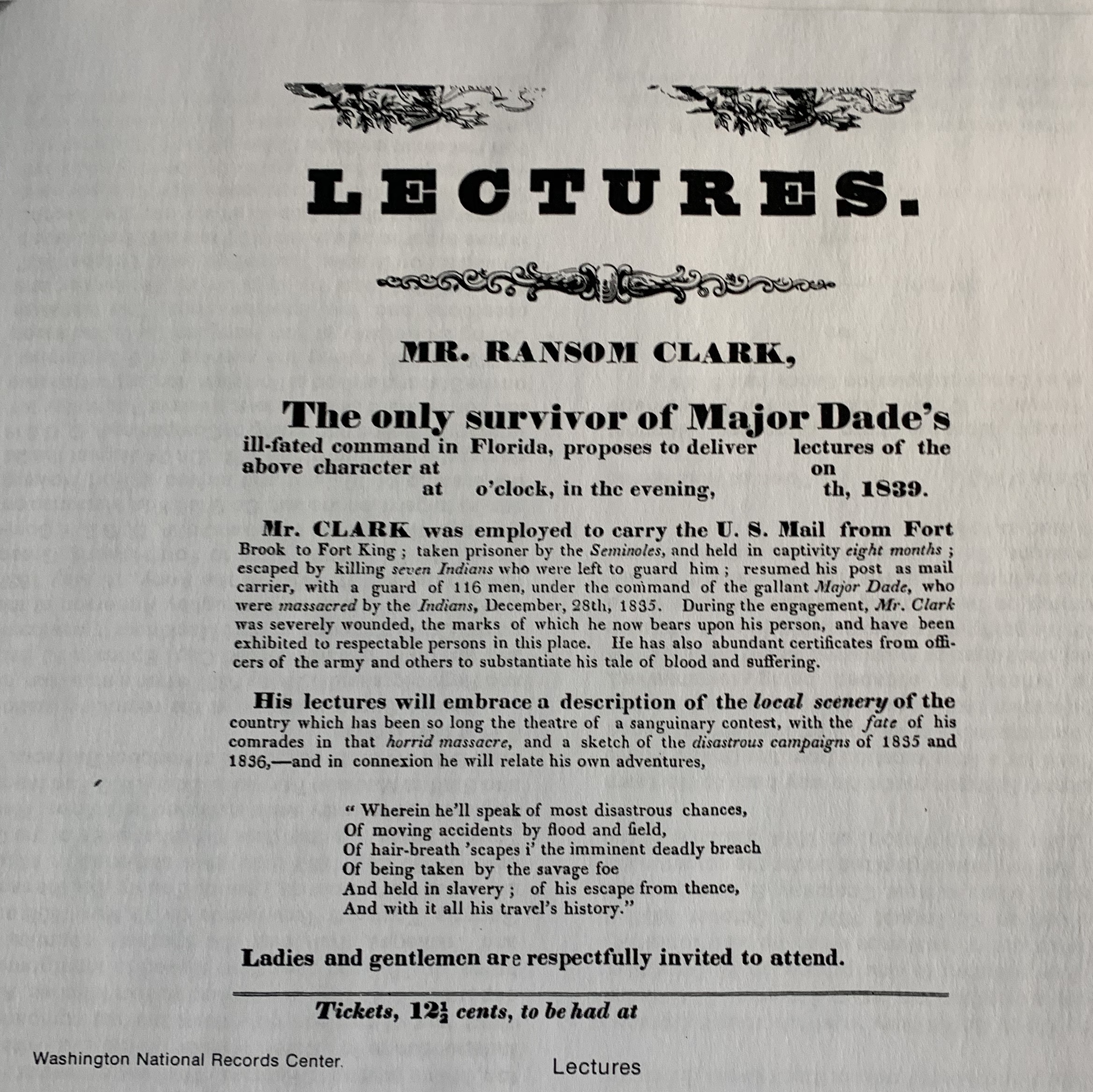 This Town is Myth…The Dade Massacre Stikini – Tripping on Legends…